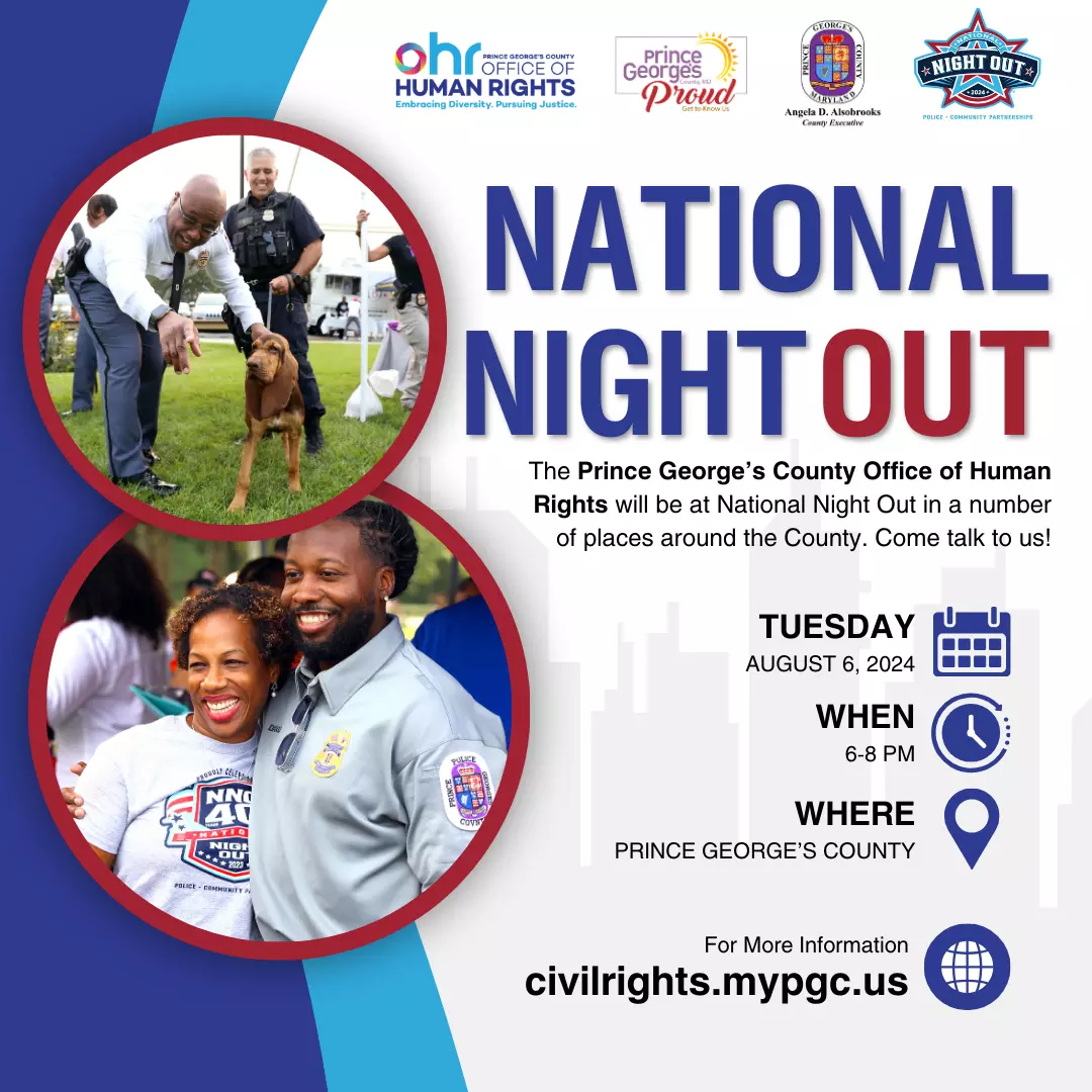 PGCOHR at National Night Out | Prince George's County