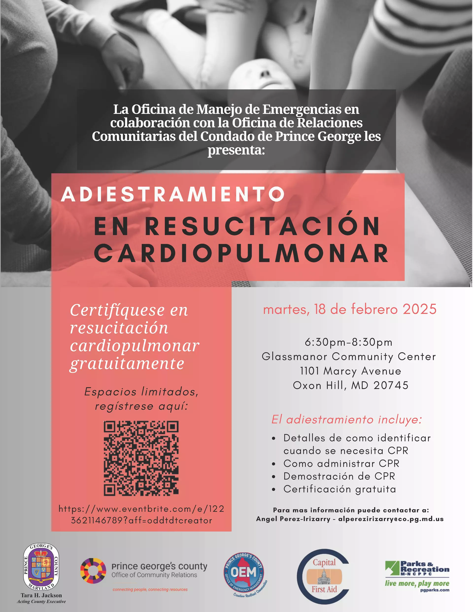 CPR Training for Spanish Speakers | Prince George's County